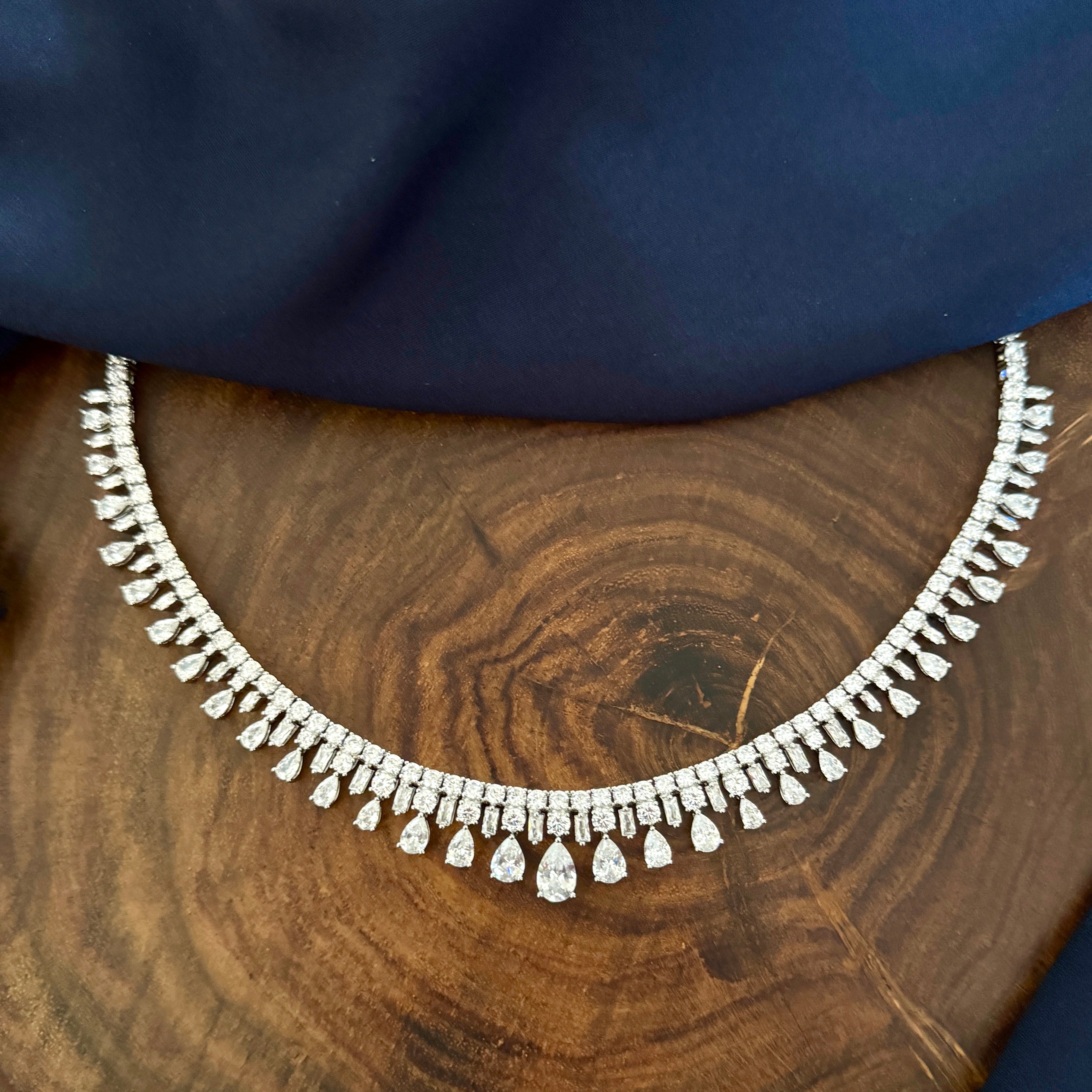 Bryant Diamond Necklace Set – Purple Tresor